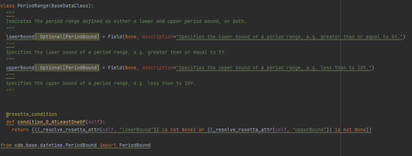 CDM Python Generator: Bridging the Common Domain Model and the Python communities
